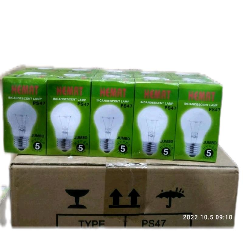 lampu hemat isi 10 pcs pijar 5 watt/bohlam pijar/lampu pemanas/lampu ...