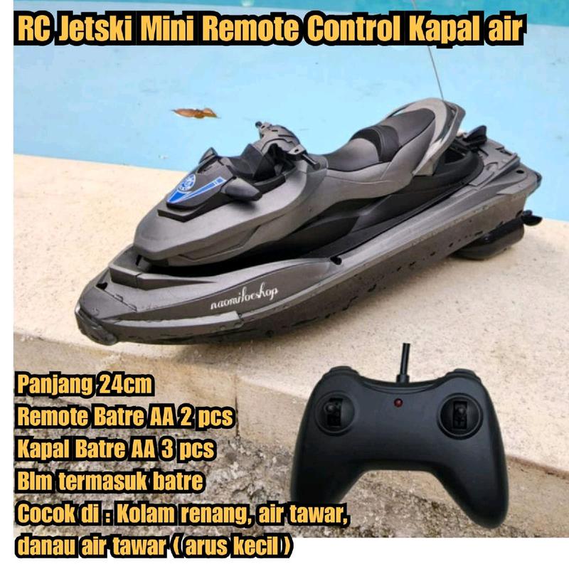 RC jet ski mainan remote control kapal air remote perahu boa - Shop ...