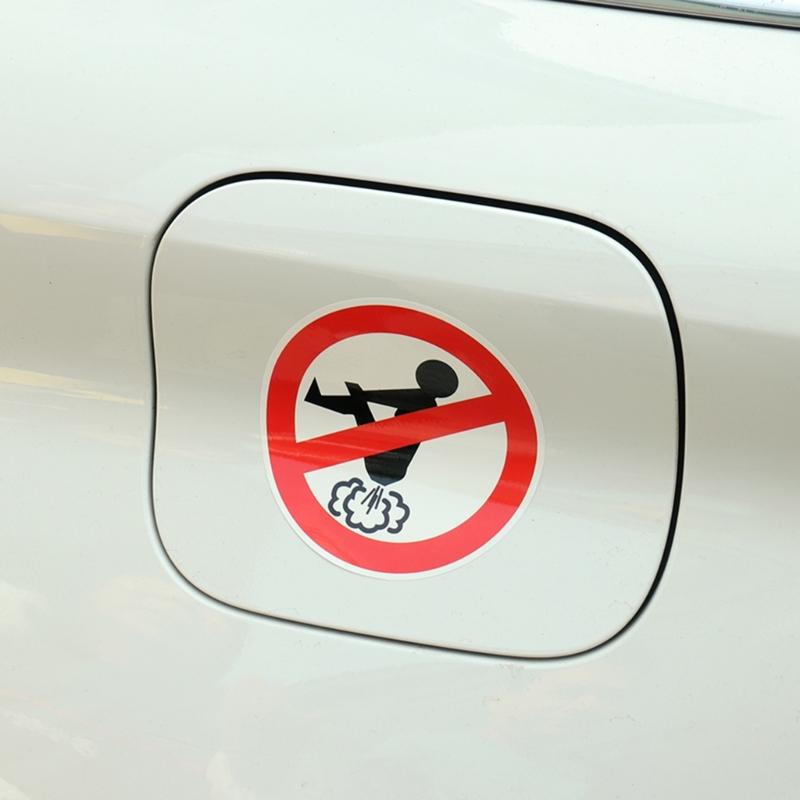 Interesting No Farting Car Sticker Funny Ass PET Decal Car Styling Auto ...