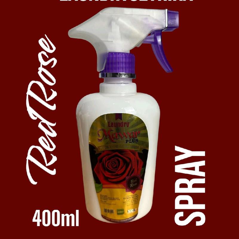 Pelicin dan Pewangi Pakaian-Laundry Mawar Plus Spray 400 ml Bunga ...