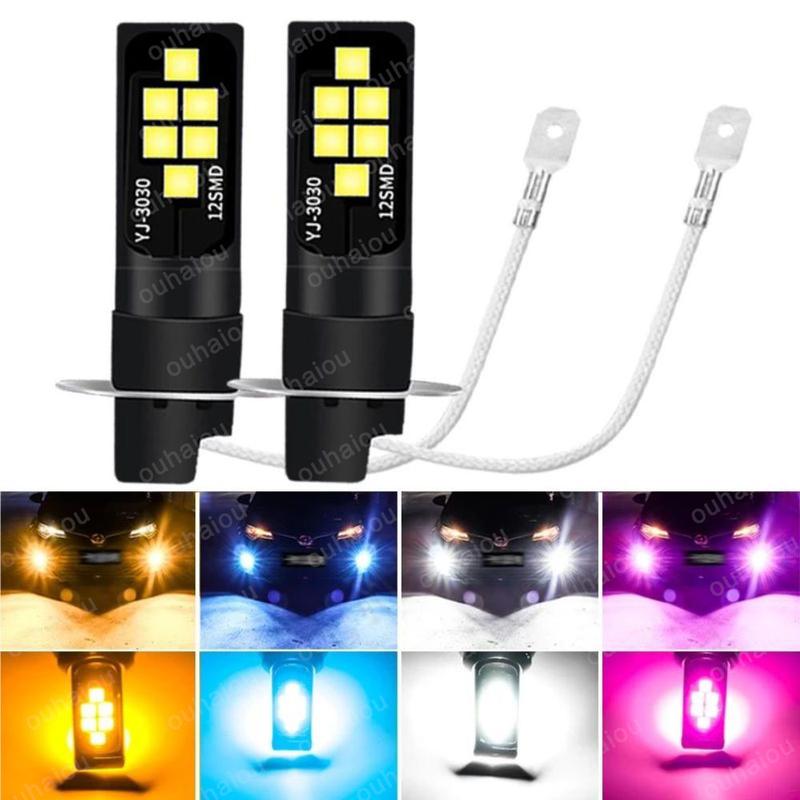 2pcs H3 Super Led Bulbs Auto lights car led bulbs Car Light Source ...