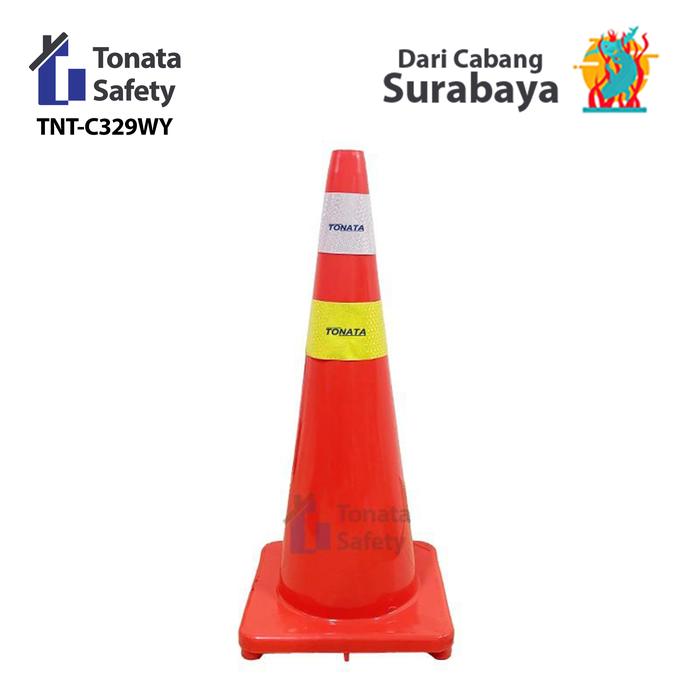 Promo Safety Traffic Cone 90 cm / Kerucut Lalu Lintas Tonata 3.2 Kg ...