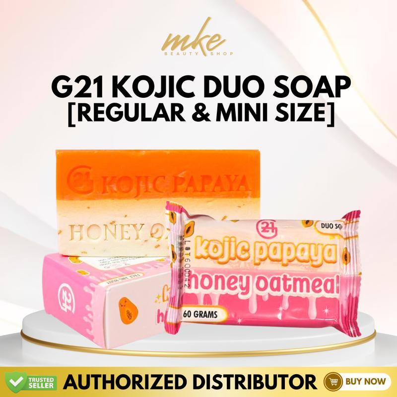 G21 Duo Soap Kojic Papaya & Honey Oatmeal Big and Mini Soap Body ...
