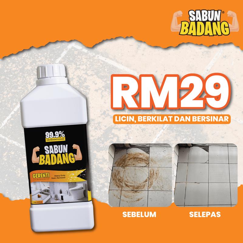 HQ SABUN BADANG - Stain remover | Hilang Karat | Lumut - TikTok Shop ...
