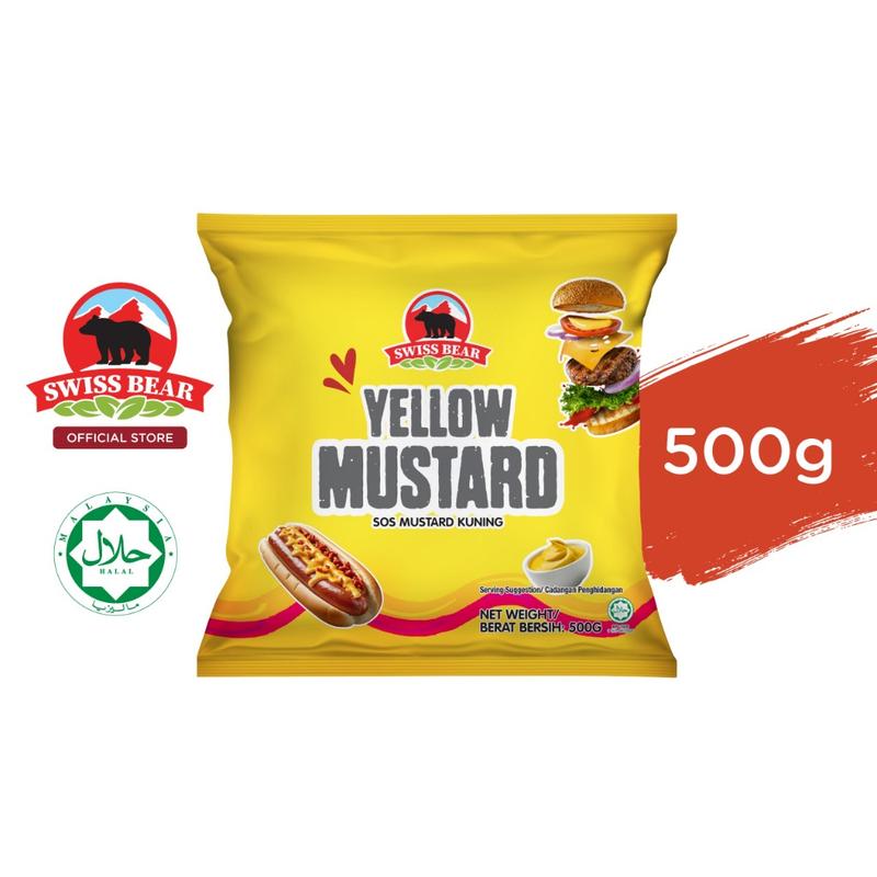 Swiss Bear Yellow Mustard / Sos Yellow Mustard 500gm ( Halal - TikTok ...