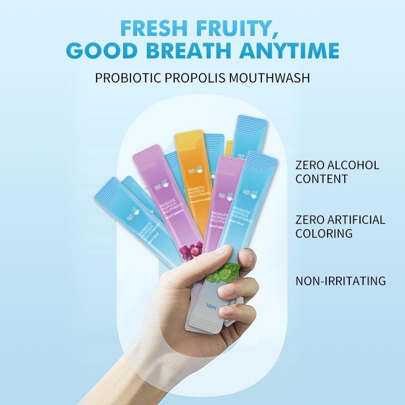 FACE-U Fresh Breath Probiotic Propolis Mouthwash (20pcs per box ...