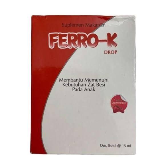 Ferro K drop dan sirup vitamin tambah darah zat besi - Shop | Tokopedia