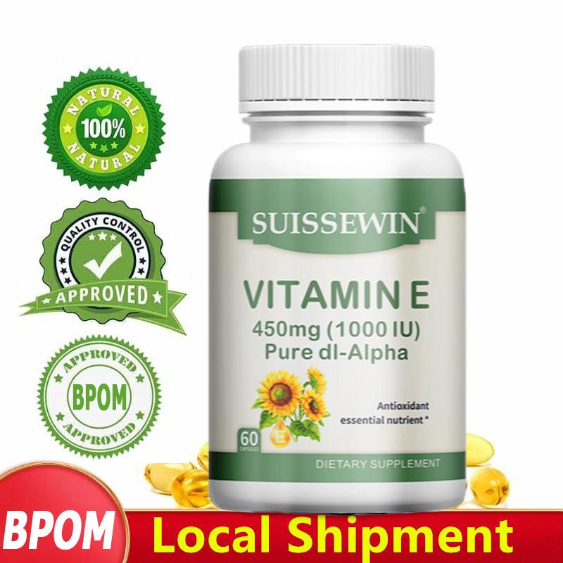 Kapsul vitamin E, meningkatkan kulit, kekebalan dan mata, antioksidan ...