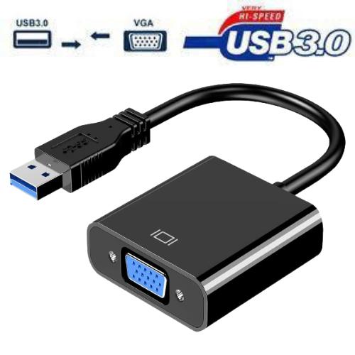 USB To VGA Adapter USB 2.0/3.0 to VGA External Video Card Multi ...
