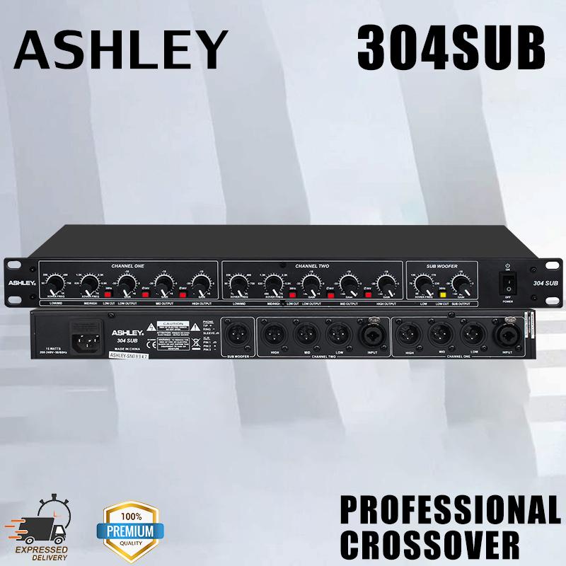 Ashley 304Sub/238XL marine professional 4 way electronic crossover ...