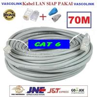 Jual Kabel LAN Vascolink 70 M UTP RJ45 Cat6 ORIGINAL Vascolink 70 Meter ...