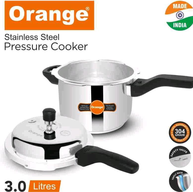 Orange Pressure Cooker- Anti spill proof design cookef lid / - TikTok ...