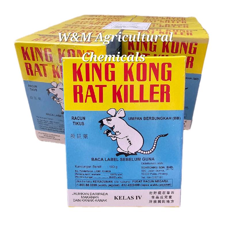 KING KONG RAT KILLER 100g Racun Tikus Ubat Tikus - Mencegah dan ...