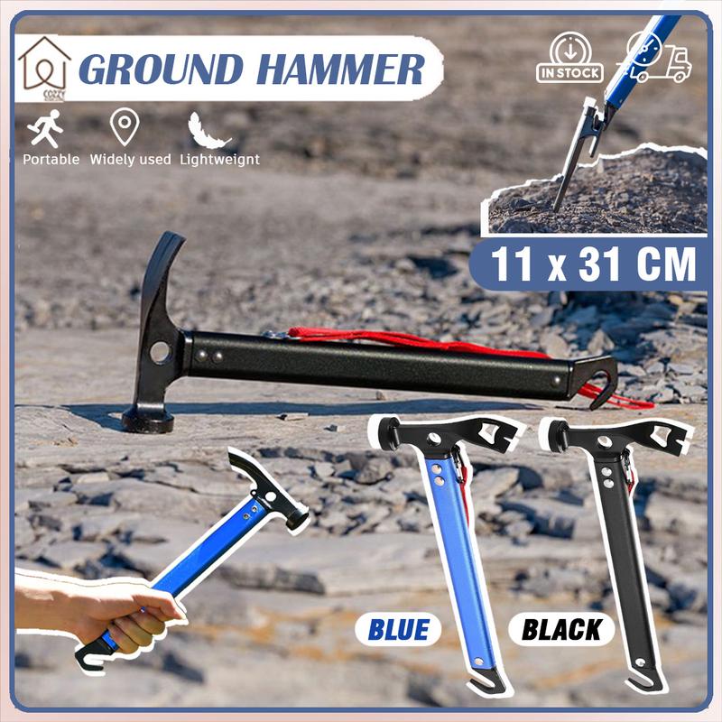 [NEW]Outdoor Camping Hammer Anti-scratch Steel Multifunction - TikTok ...