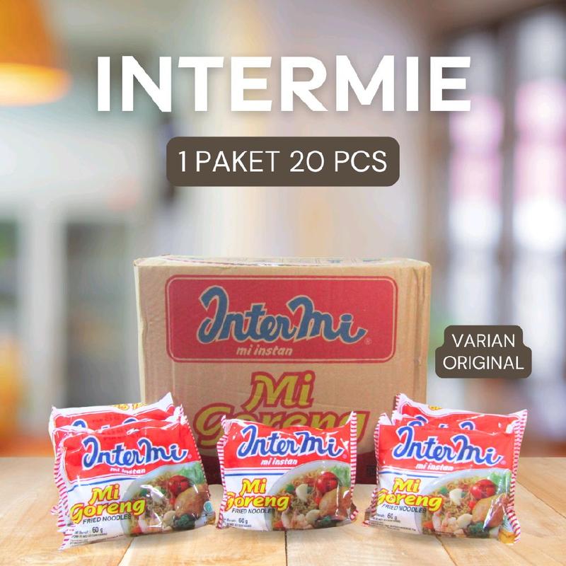 20 pcs intermie goreng original Noodles Food - Shop | Tokopedia
