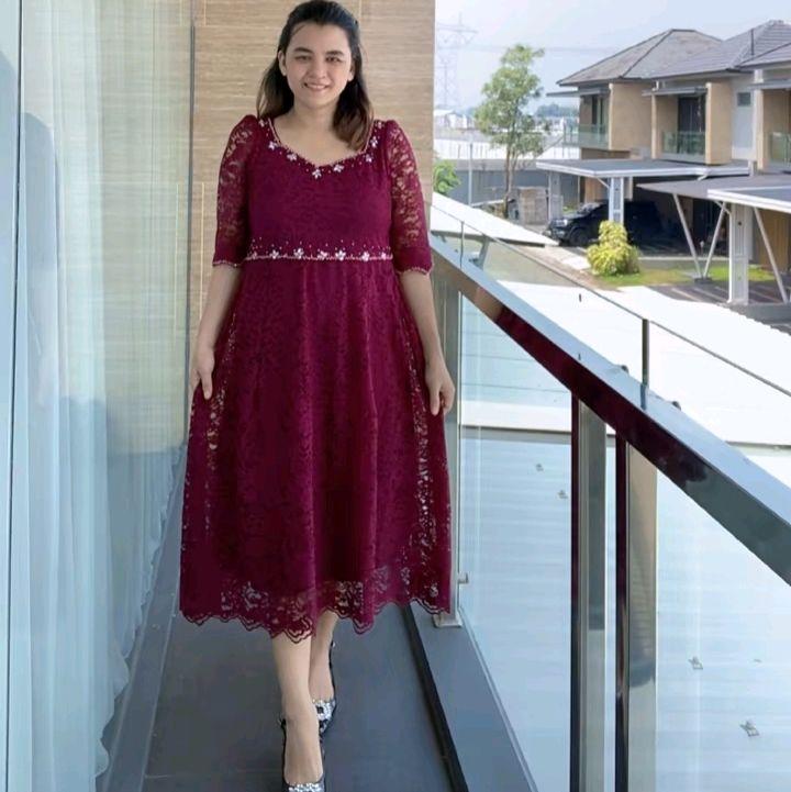 Dres Felisia payet mewah full brokat 8435 payet mewah - Shop | Tokopedia