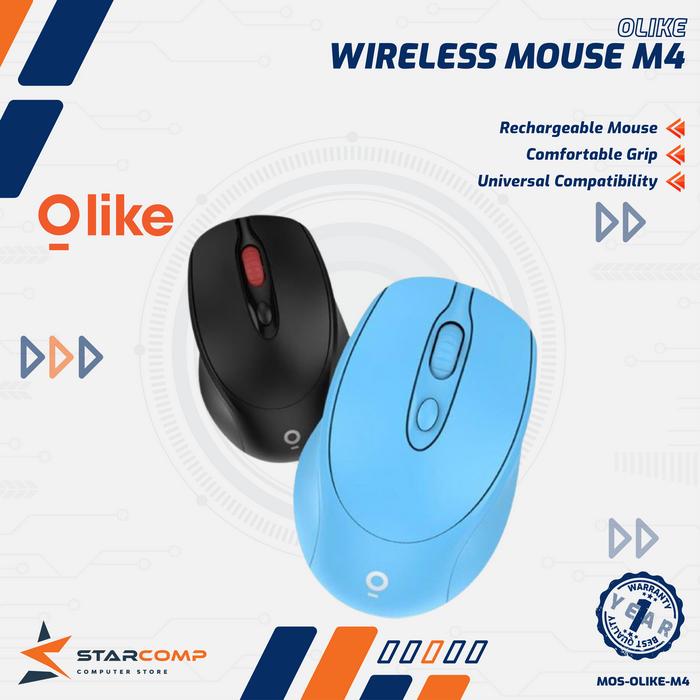 Jual Olike M4 Mouse Wireless 2.4GHz Rechargeable Battery 500mAh 1600DPI ...