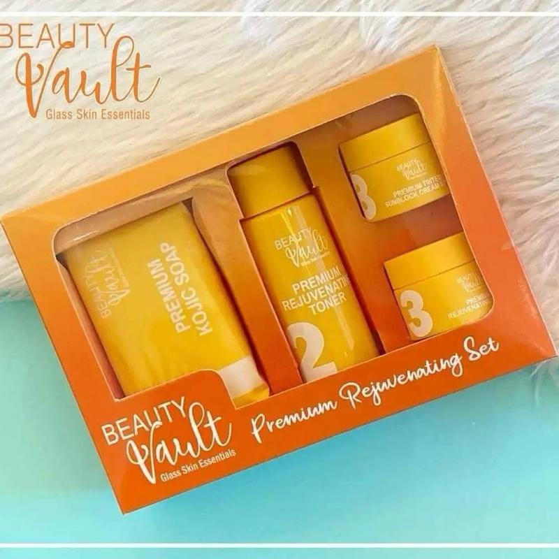 Beauty Vault premium rejuvenating set Facial Skincare Wajah Sunscreen ...
