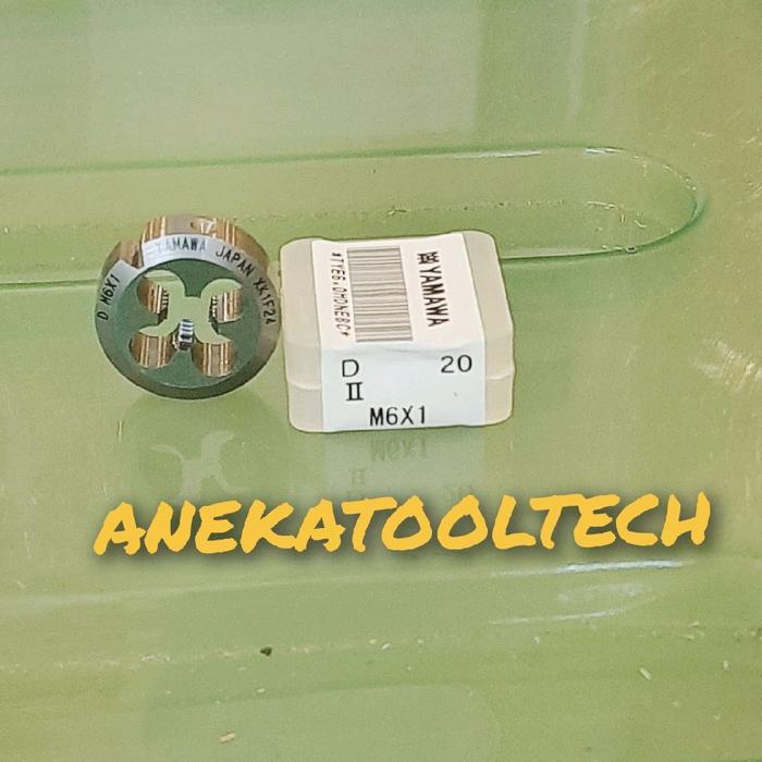 Jual ROUND DIES M6 x 1 x 20 YAMAWA HSS japan ( SOLID DIES) | snei hss ...