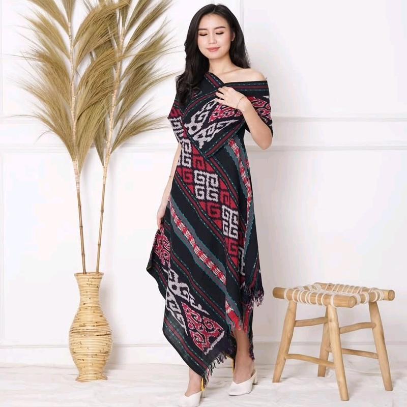 Spesial CUCI GUDANG - Tenun Outfit Gaun Dress Wanita NTT ke Gereja ...
