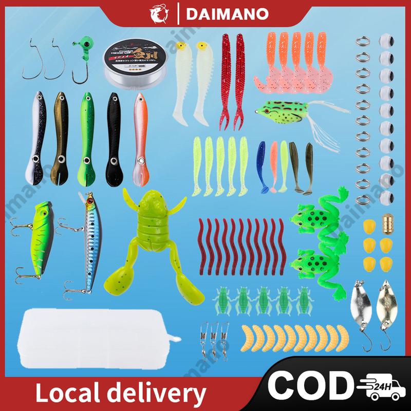 Set Gewang Memancing, Daimano, 80 Keping, Kombo Set Gewang Umpan ...