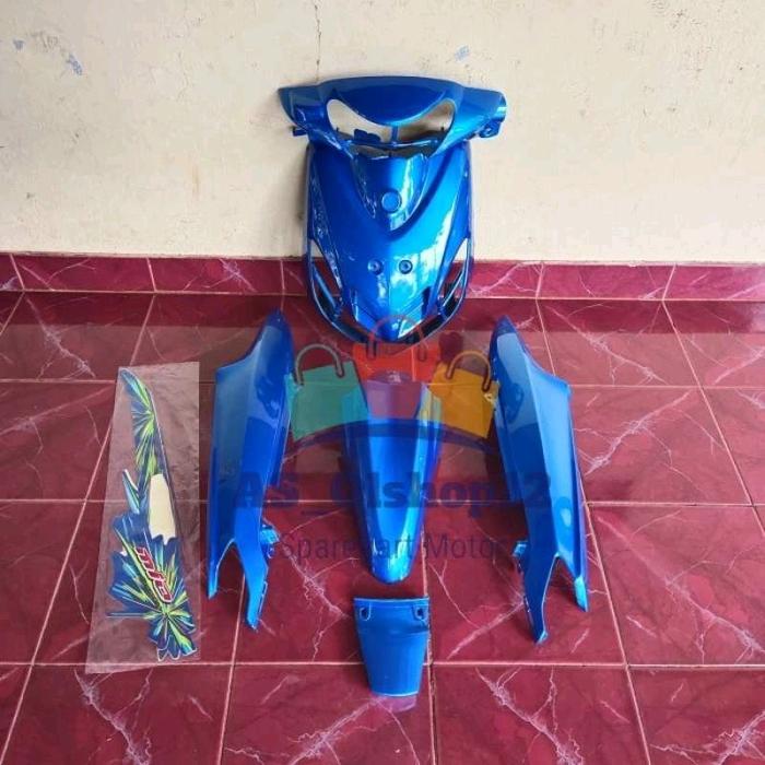 Jual full set cover body halus mio smile biru Motor Motorcycle - full ...