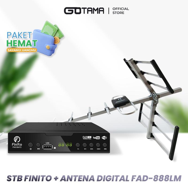 Promo Big Sale Set Top Box Finito + Antena FAD 888 Besi - Shop | Tokopedia