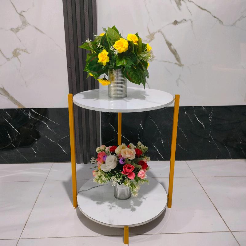 meja sudut/meja sudut tingkat-2 kaki 3/meja ruang tamu/meja susun ...