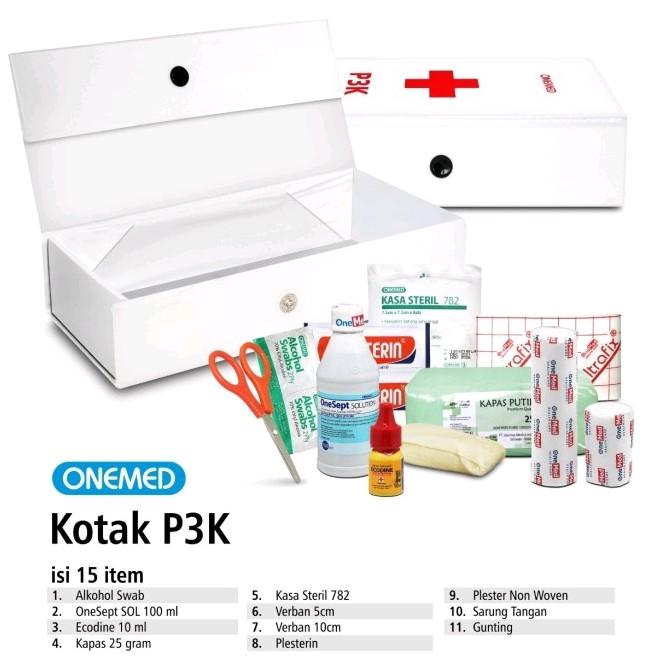ONEMED - Kotak P3K + Isi set - Shop | Tokopedia