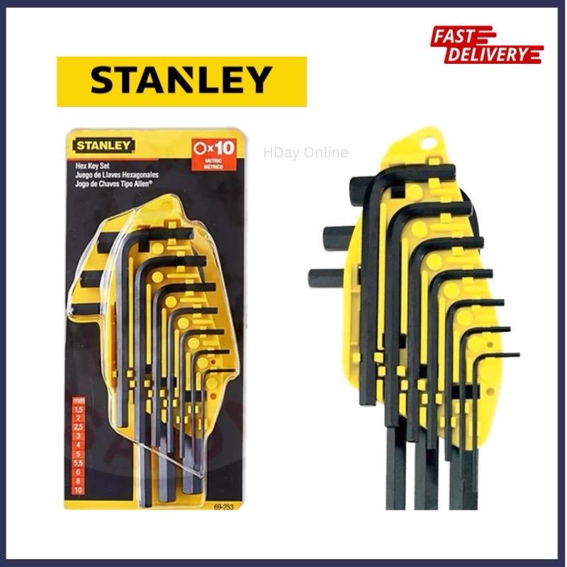 STANLEY 69-253 10pcs Hex Key Set Allen Key Set 1.5-10mm - TikTok Shop ...