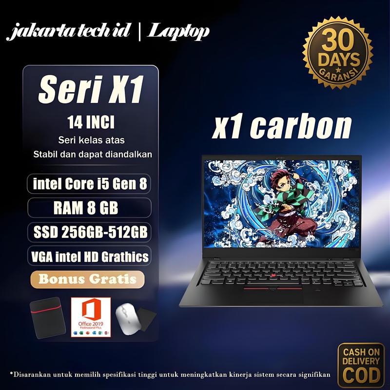 NO.1 Laptop X1 Carbon Intel Core i5 Gen 11 RAM 16GB Windows 11 PRO ...