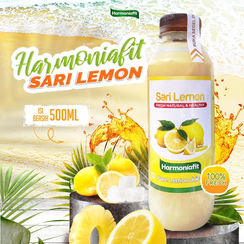 Sari Lemon 500 ML Suur Lemon Cuka Sari Buah Lemon Murni Premium - Shop ...