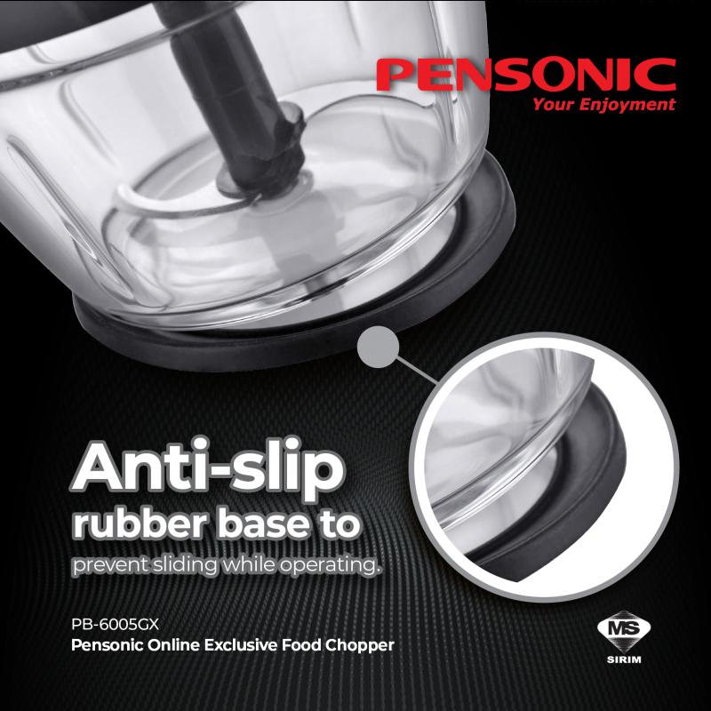 Pensonic Food Chopper Mini Food Processor Pemproses Makanan 1L Hygienic ...