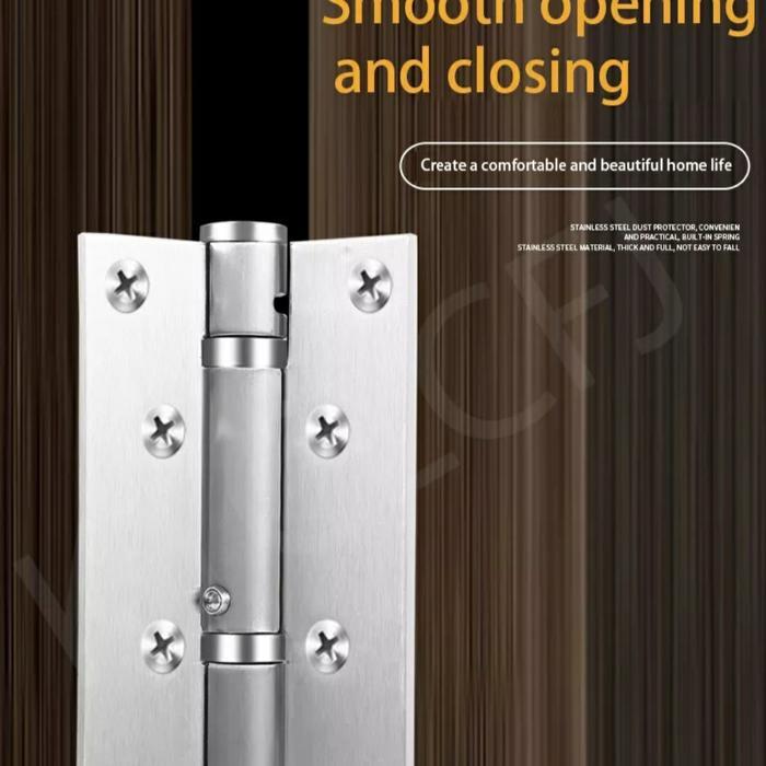 Engsel per door closer stainless steel 4" tebal 3mm - stainless steel ...