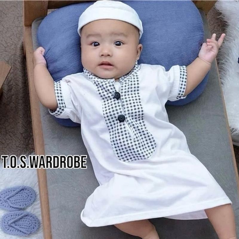 Jubah umar baby boy 0-24bulan jubah aqiqah jubah akikah juba - TikTok ...