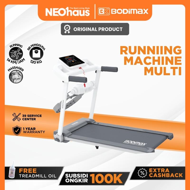 BODIMAX RUNNING MACHINE MULTI - Treadmill Vibrate Belt - Shop | Tokopedia