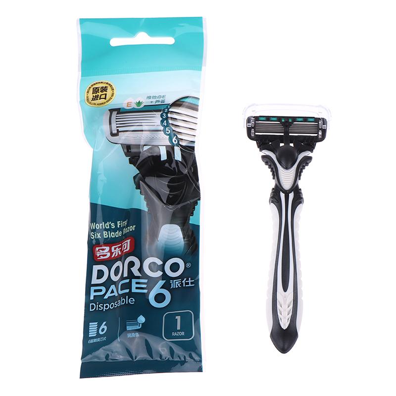 Dorco Pace 6 Blades Shaver Razor for Men Razor Men Shaving Personal ...