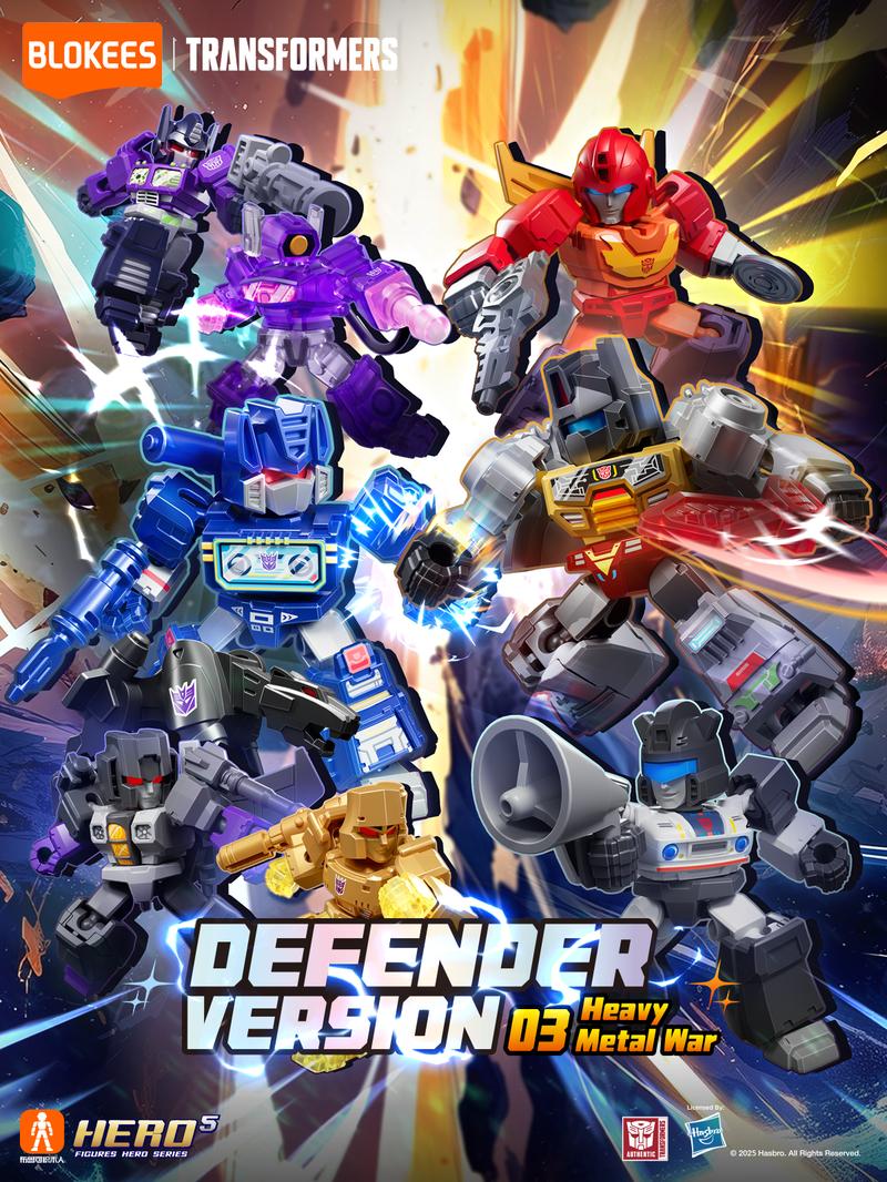 Blokees Transformers Defender Version DV01-DV04 (4PCS)| Paket Kombinasi ...