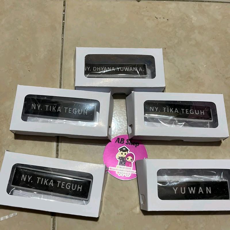 Pesan Sekarang! Name Tag Dinas atau Umum - Shop | Tokopedia