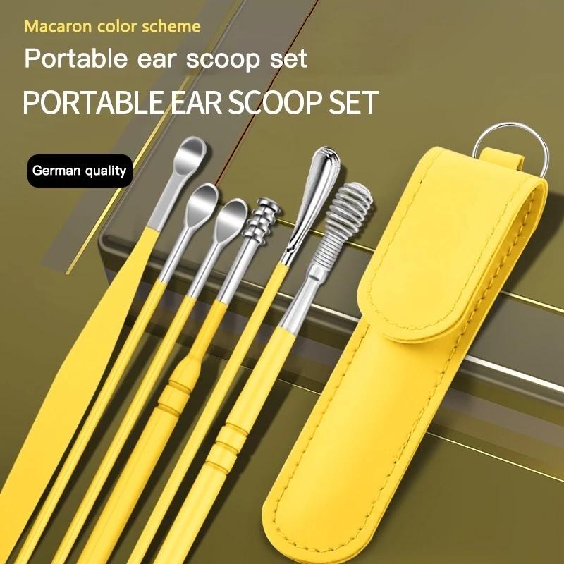 Ear plucking artifact stainless steel ear picking tool 6-Piece - TikTok ...