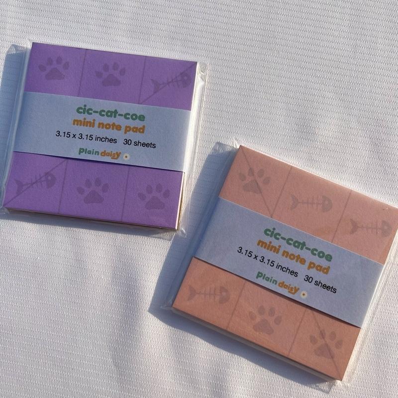 Cic-Cat-Coe Mini Memo Pad | Stationery Paper - TikTok Shop Malaysia