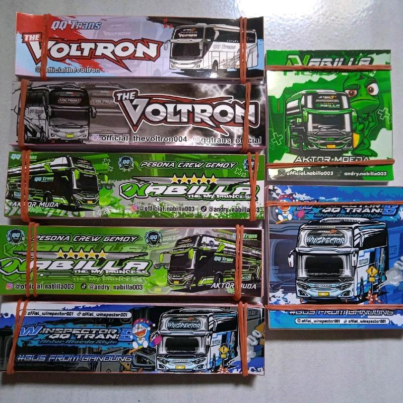 Stiker bus Nabila winspektor dan bus voltron - Shop | Tokopedia