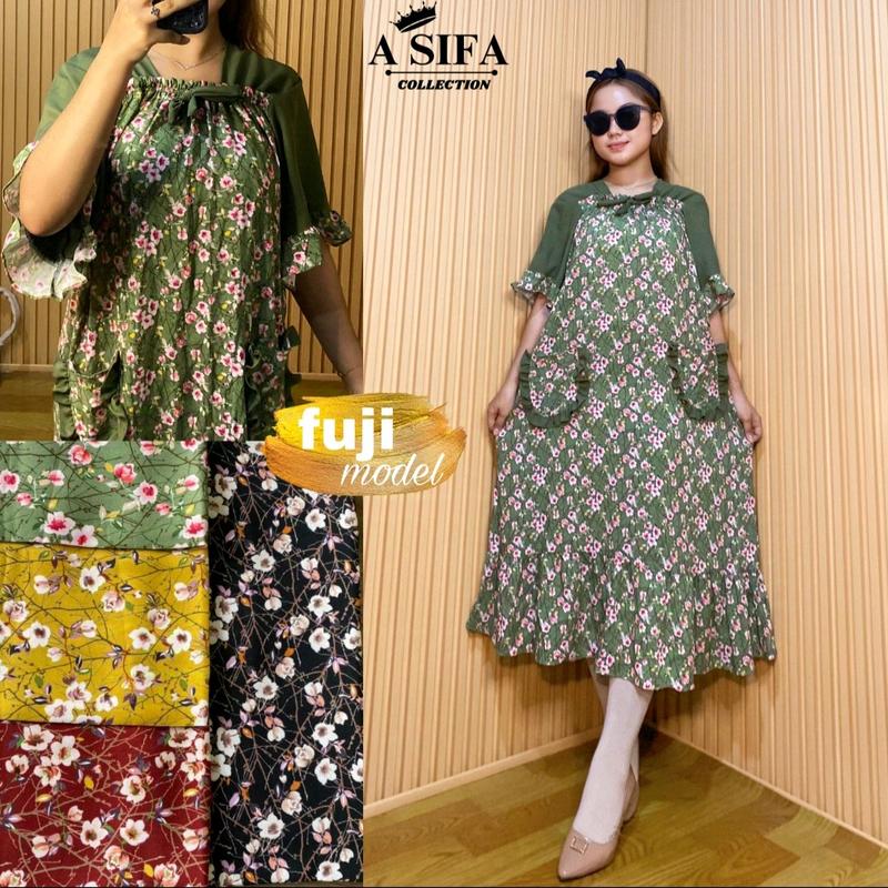 Daster Fuji Viral Motif Bunga - Shop | Tokopedia