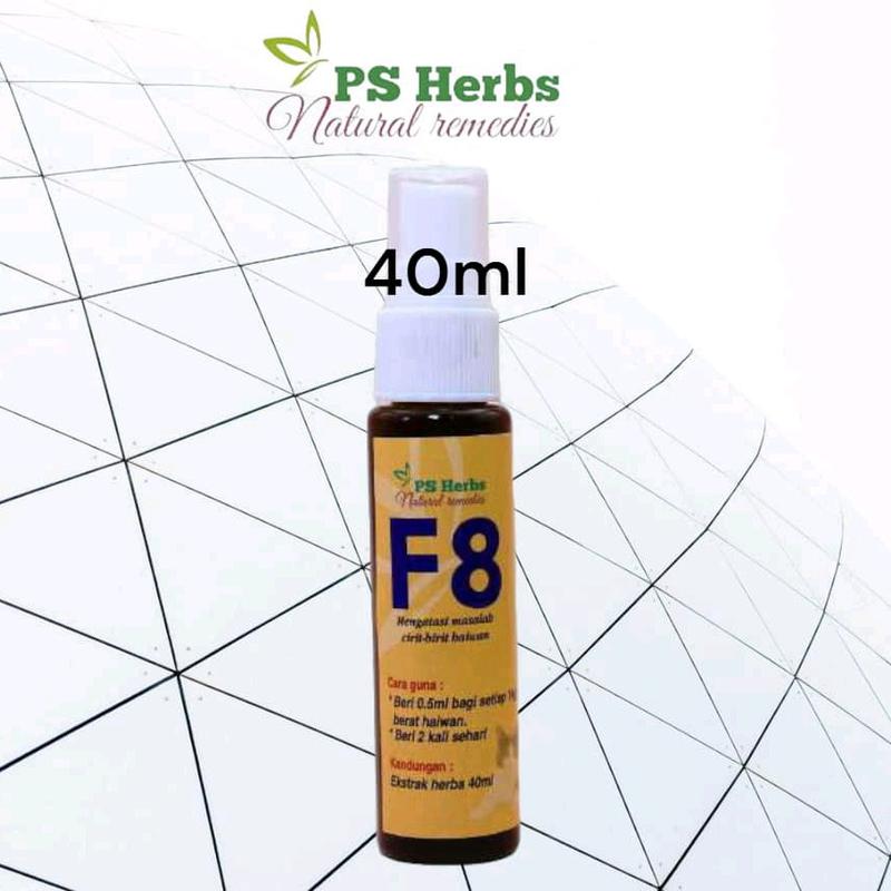 SPRAY F8 PS HERBS UNTUK CIRIT BIRIT HAIWAN PELIHARAAN - TikTok Shop ...