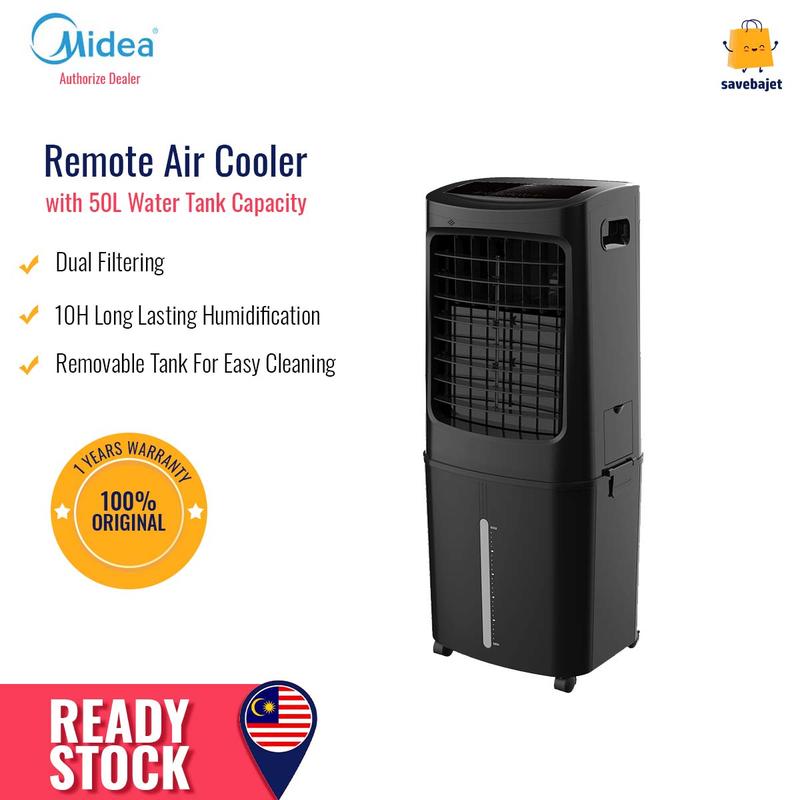 Midea Penyejuk Udara (50L) Midea Air Cooler (50L) MAC-530JR - TikTok ...