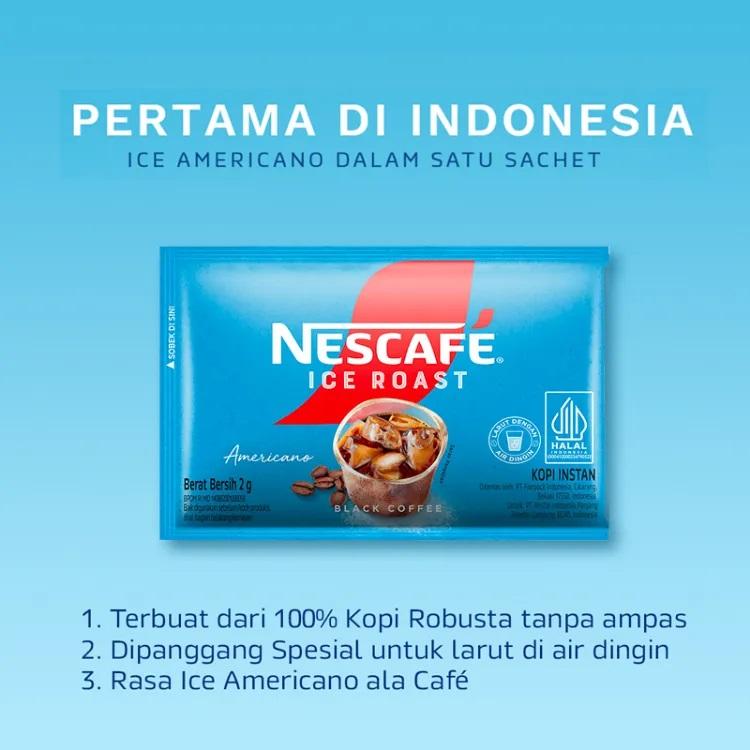 Nestle Nescafe Ice Roasted Americano Kopi Hitam Instan 2 gr - Shop ...