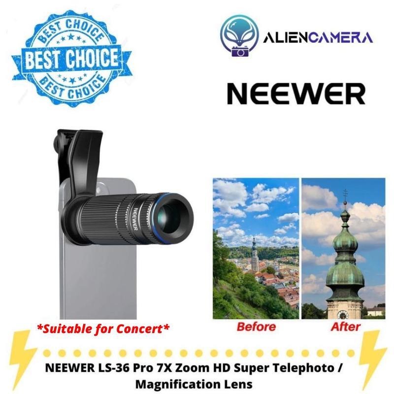 NEEWER LS-36 / LS-36 PRO HD 7X Zoom Telephoto Lens for Phone - TikTok ...