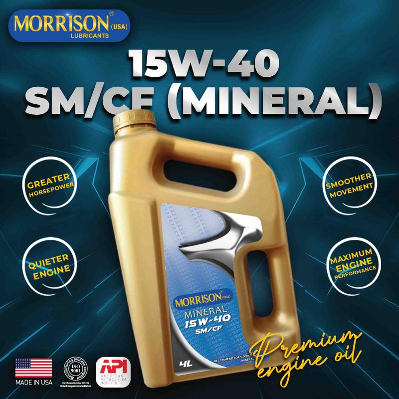 MORRISON USA FUEL SAVER 15W-40 MINERAL ENGINE OIL engine tools - TikTok ...