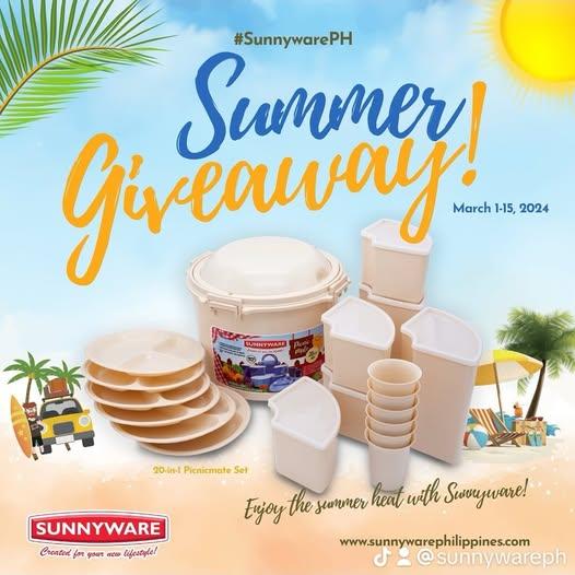 SUNNYWARE 20 IN 1 PICNIC SET/PICNIC MATE INCLUSION OF FOOD KEEPER ...