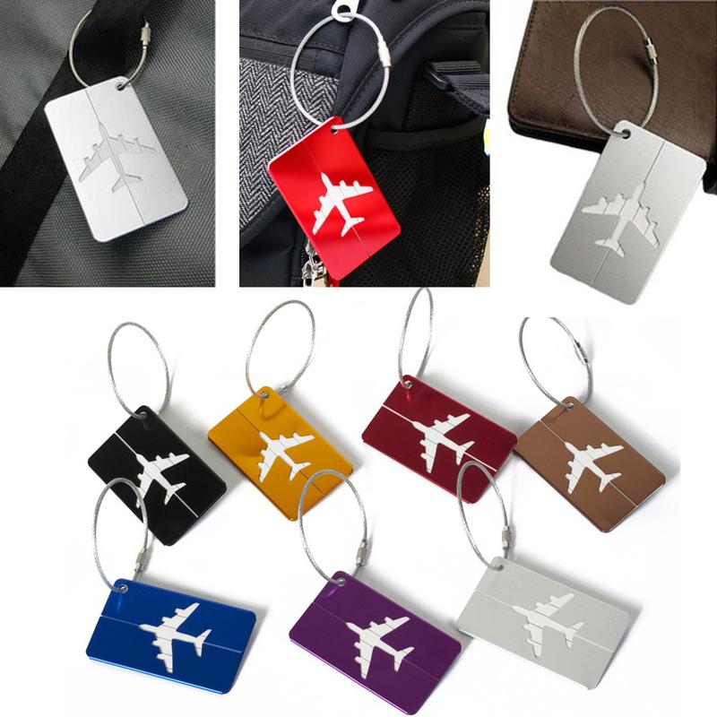 Tag bagasi aloi aluminium, 1 keping, Mudah, tag bagasi, comel, - TikTok ...